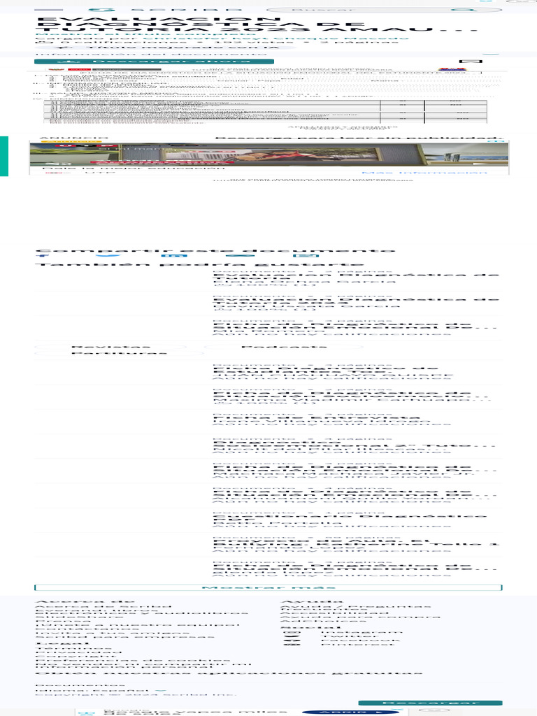Evaluación Diagnóstica Tutoria 2023 | PDF