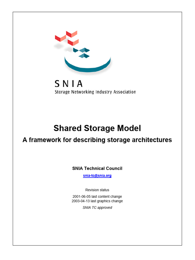 SNIA-SSM-text-2003-04-13 | PDF | Computer Network | Computer Data Storage