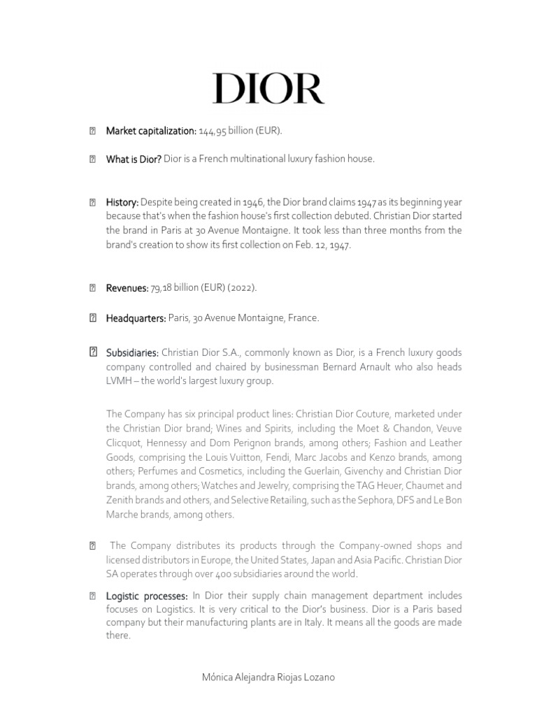 Dior | PDF