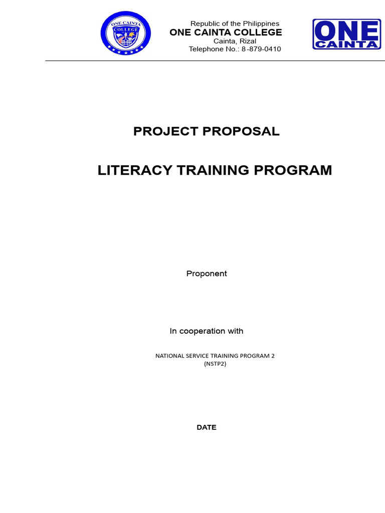 Project Proposal Format | PDF