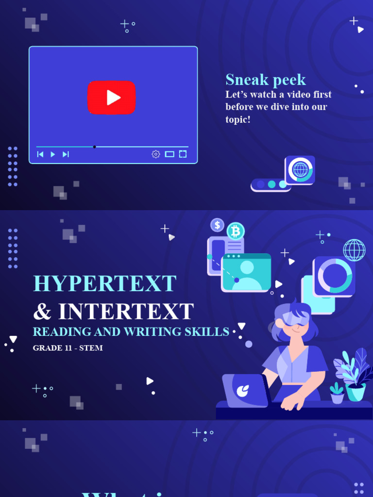 Rws 11 Stem - Hypertext and Intertext | PDF | Intertextuality | Human ...