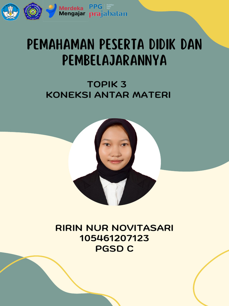 Topik 3 Koneksi Antar Materi - PPDP - Ririn Nur Novitasari | PDF