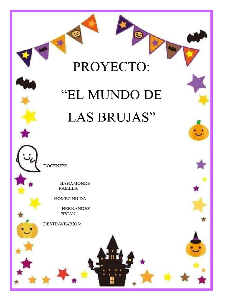 Proyecto Con Brujas 2º A, B y C | PDF | Conocimiento | Escritura