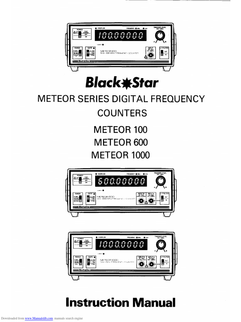Meteor 600 | PDF