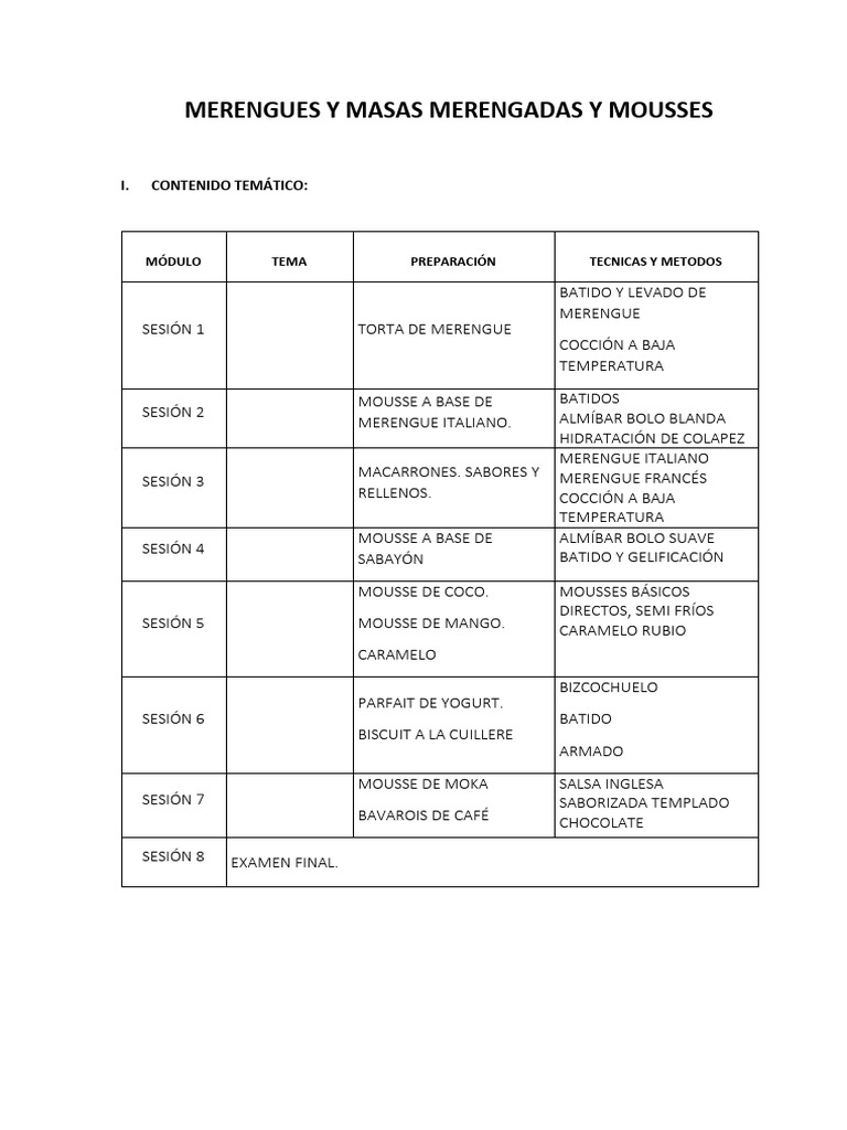 Merengues y Masas Merengadas | PDF | Caramelo | Merengue