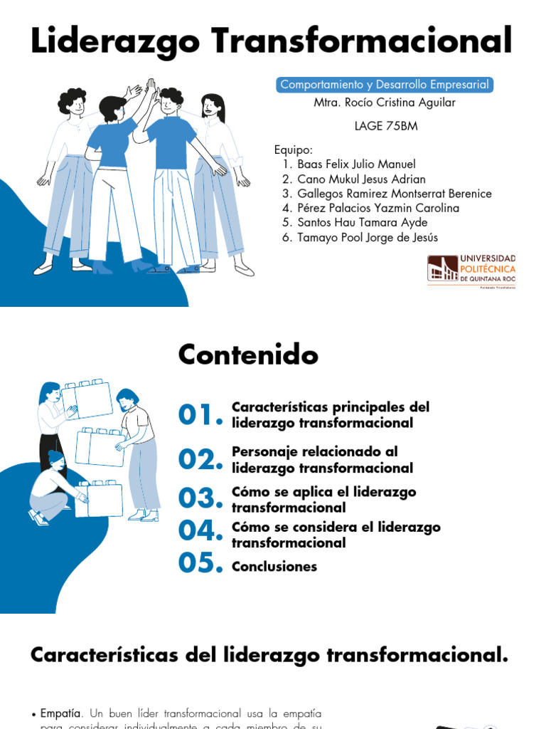 Liderazgo Transformacional | PDF