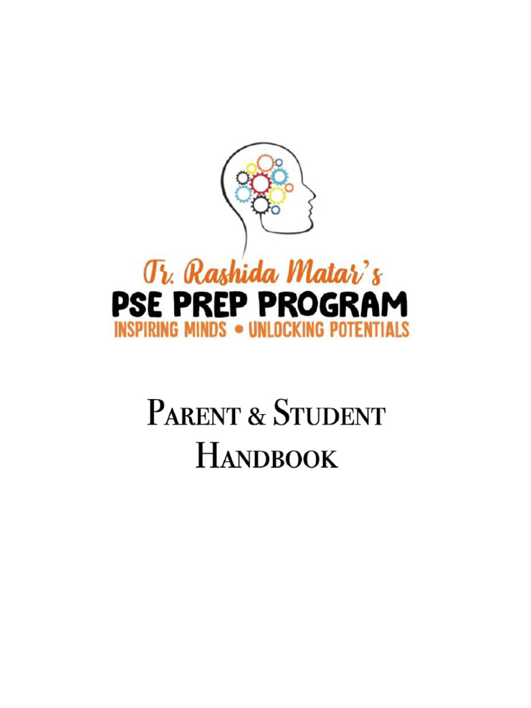Pse Prep Program Handbook 2021 | PDF