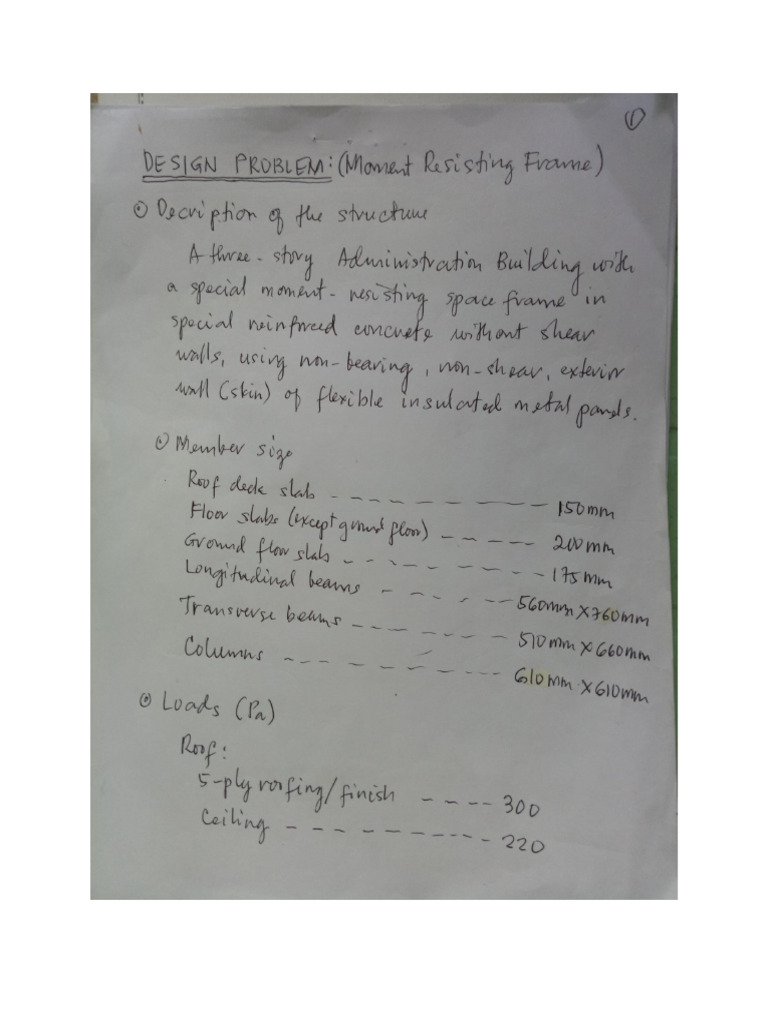 Module 6 - Sample Design Problem With Earthquake | PDF