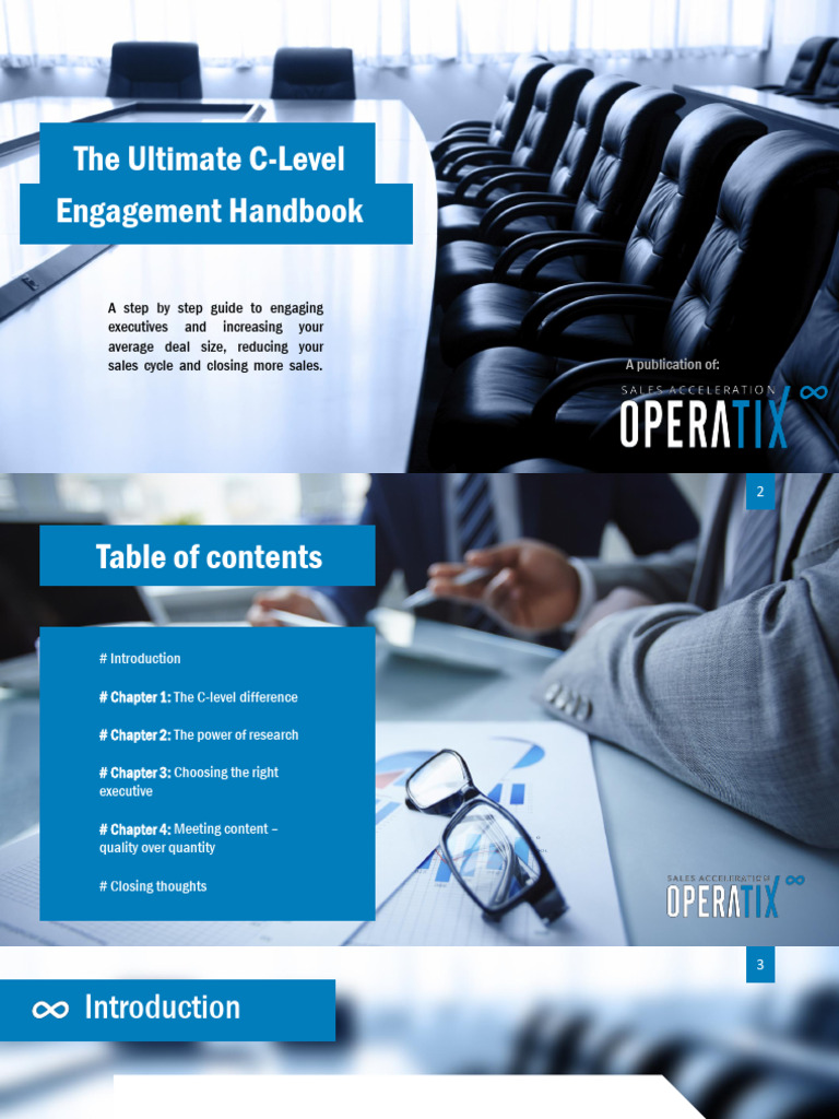 E Book Operatix 2017 The Ultimate C Level Engagement Handbook | PDF ...