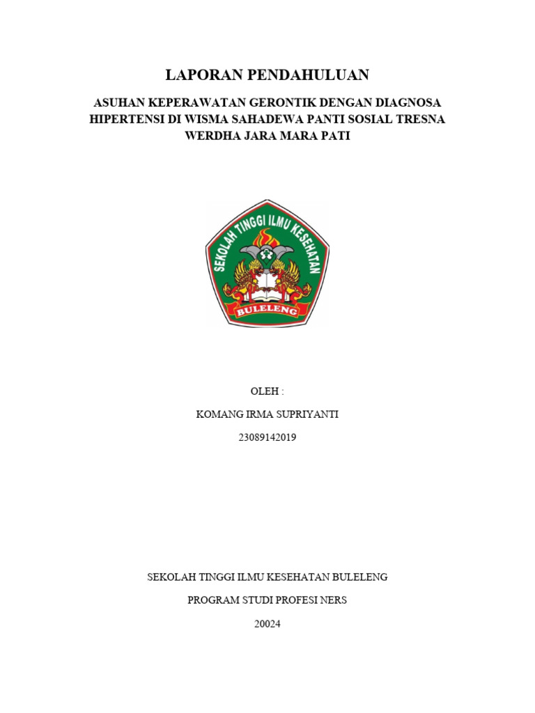 Hipertensi Lansia di Wisma Sahadewa | PDF | Sains & Matematika