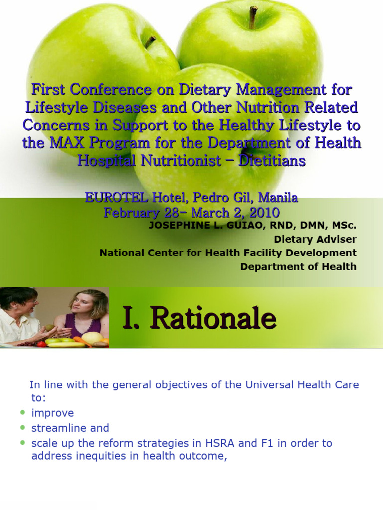 Overview of First Conference | PDF | Dietitian | Diet (Nutrition)