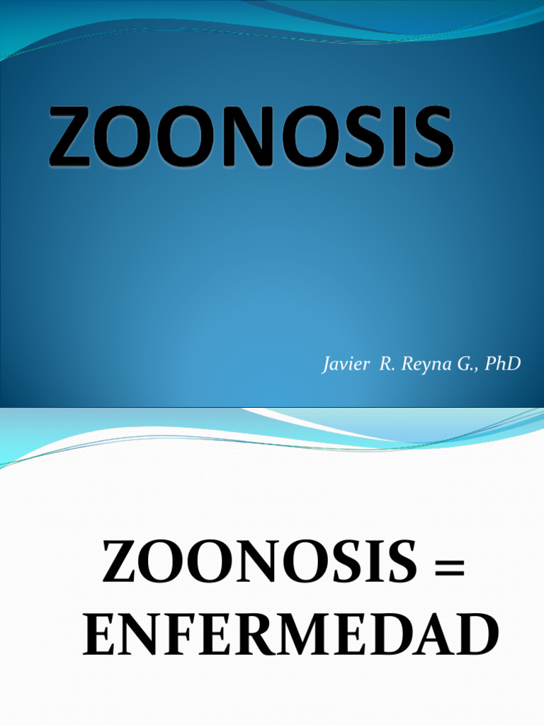 07a Zoonosis | PDF | Infección | Vacas