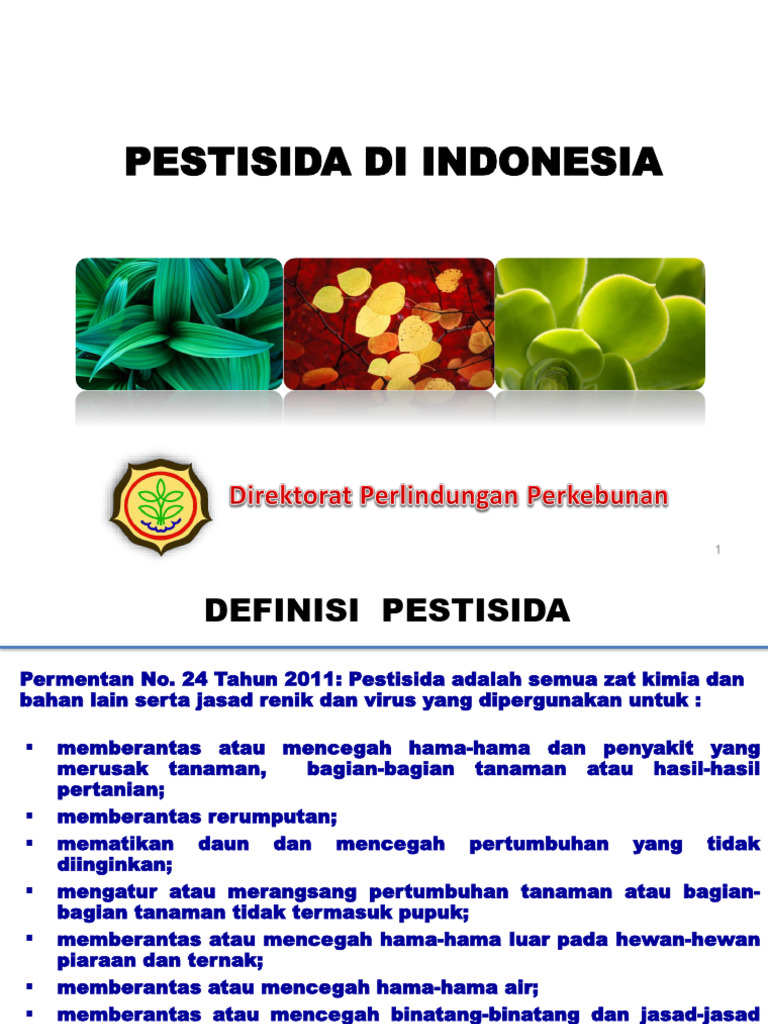 Definisi dan Jenis Pestisida | PDF