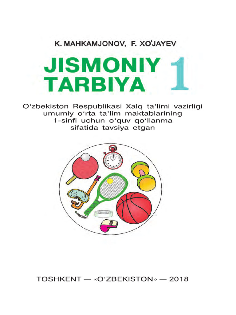 Jismoniy Tarbiya 1-Sinf | PDF