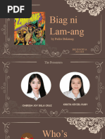 The Main Characters in The Epic Biag Ni Lam-Ang and Their Symbolic ...