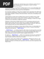 Tagalog Essay Sample | PDF | Tagalog Language | Essays