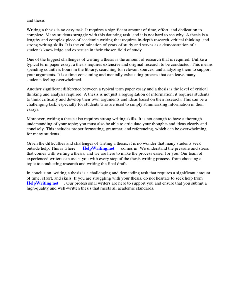 Chief Difference Between Typical Term Paper Essay | PDF | Essays ...