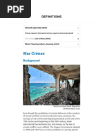 Ra 9851 | PDF | Crimes Against Humanity | War Crime