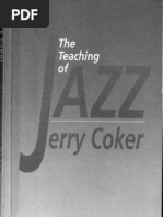 Patterns for Jazz by Jerry Coker