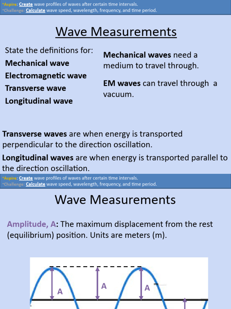 L2 - Wave Measurements | PDF | Waves | Frequency