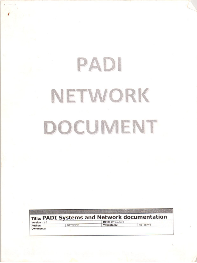 network PADI Dja | PDF