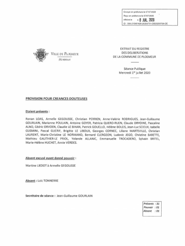 09 Provision Pour Creances Douteuses | PDF