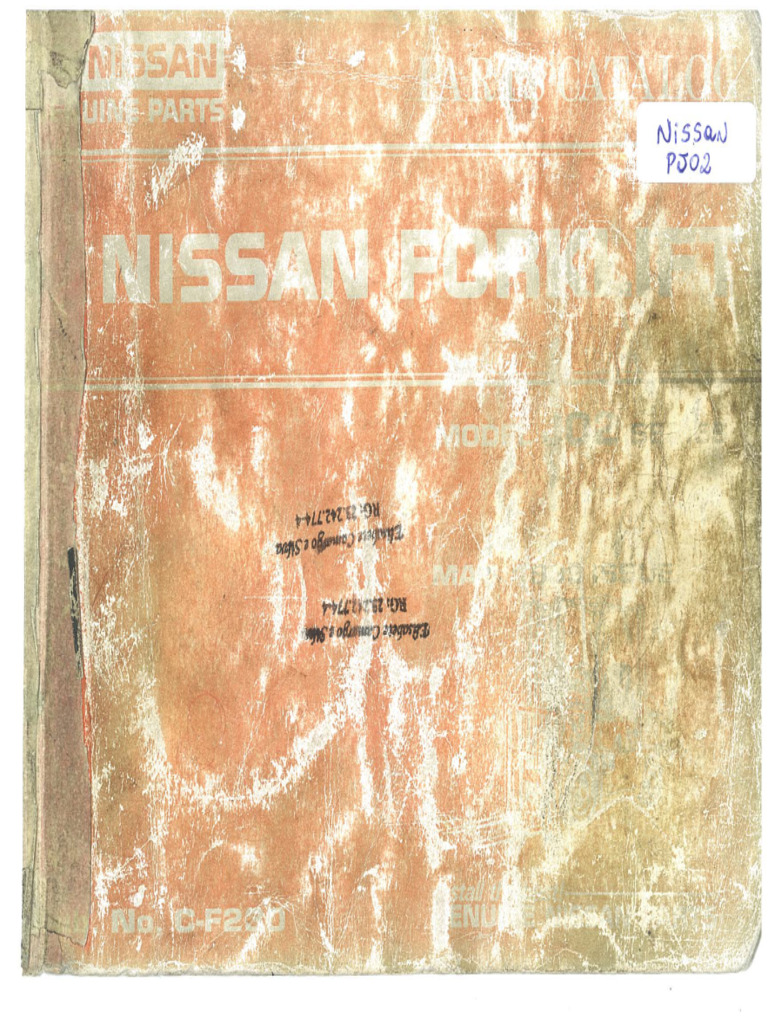 Nissan Pj02 Séries (1999) | PDF