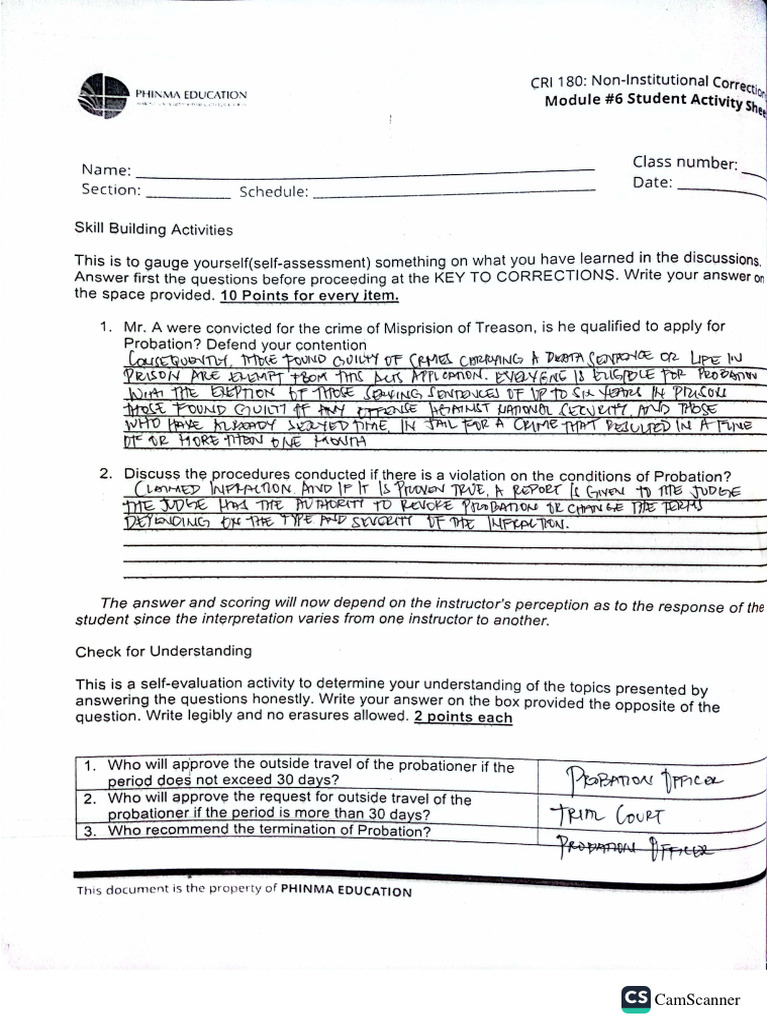 Module 6 CRI 189 | PDF