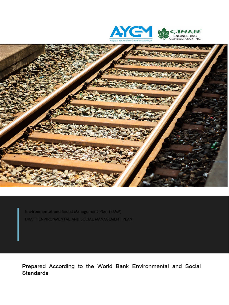 Environmental and Social Management Plan ESMP Rail Logistics ...