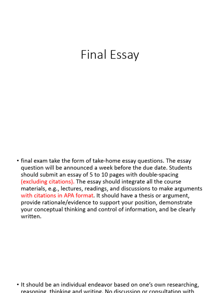 Final Essay | PDF | Citation | Thought