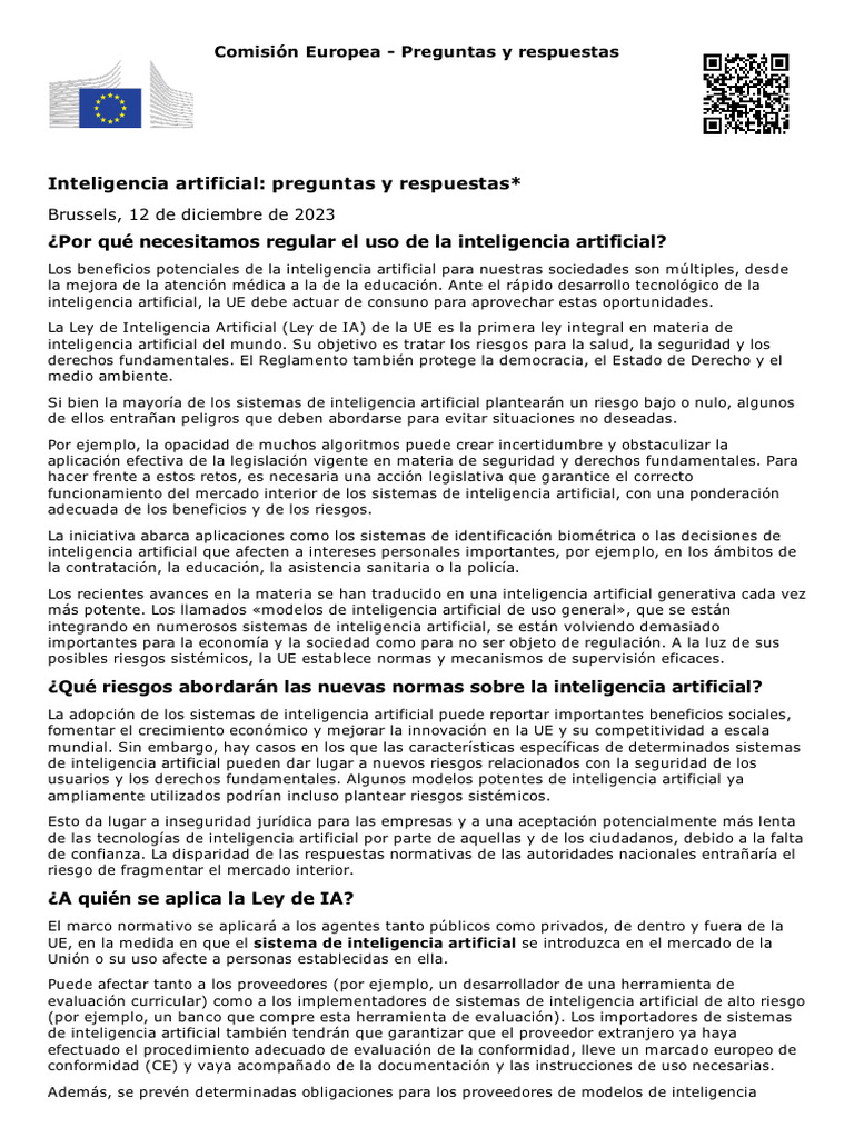 Inteligencia Artificial Preguntas y Respuestas | PDF | Inteligencia ...