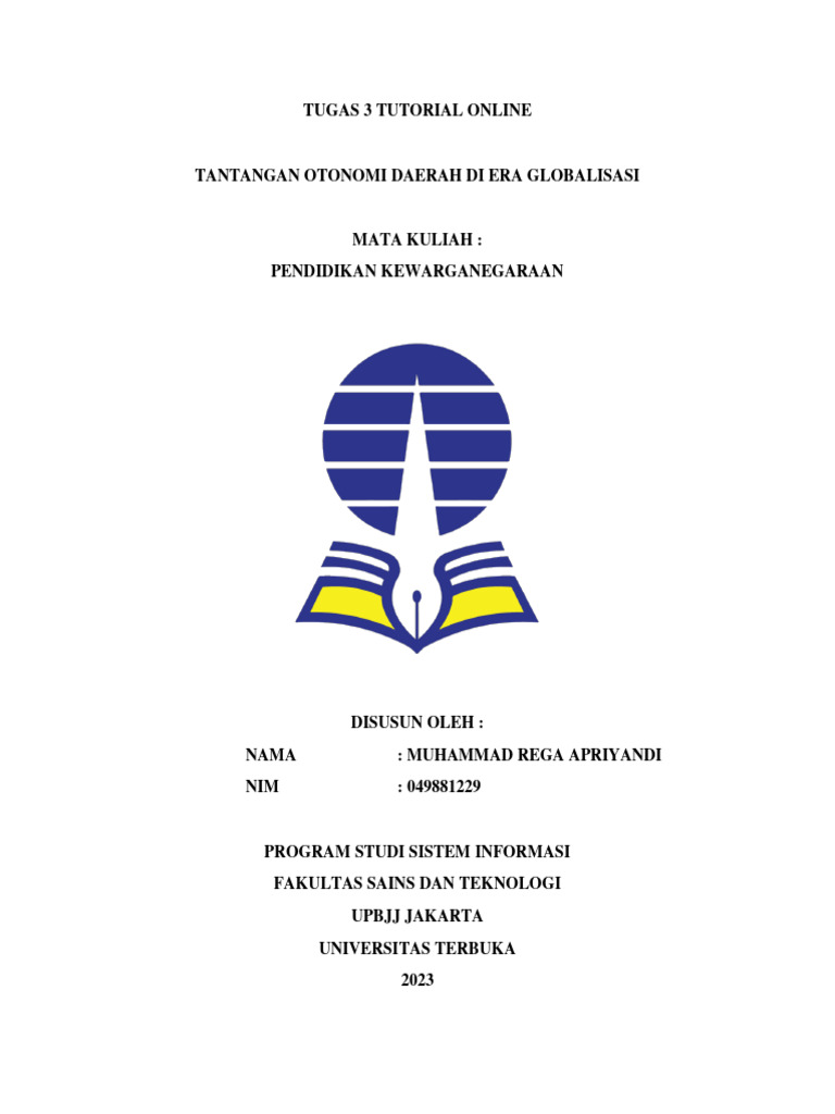 Pendidikan Kewarganegaraan - Muhammad Rega Apriyandi - Tugas 3 | PDF