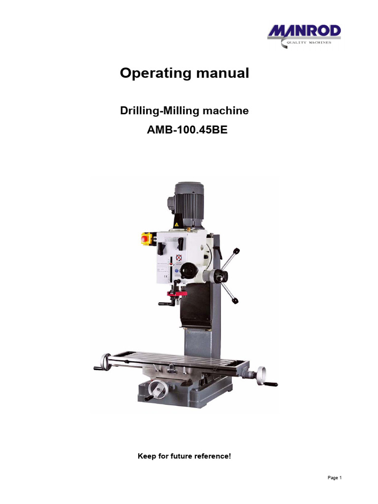 AMB-100.45BE Operating Manual | PDF | Noise