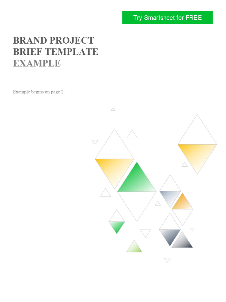 IC Brand Project Brief Example 11195 - WORD | PDF | Brand | Marketing