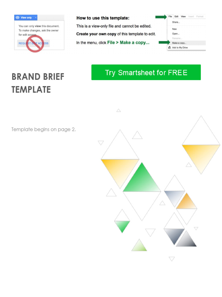 IC Brand Brief Template - GOOGLE | PDF
