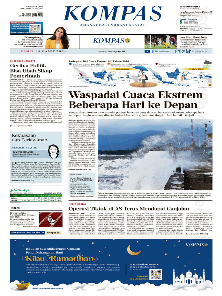 Kompas 14032024 | PDF