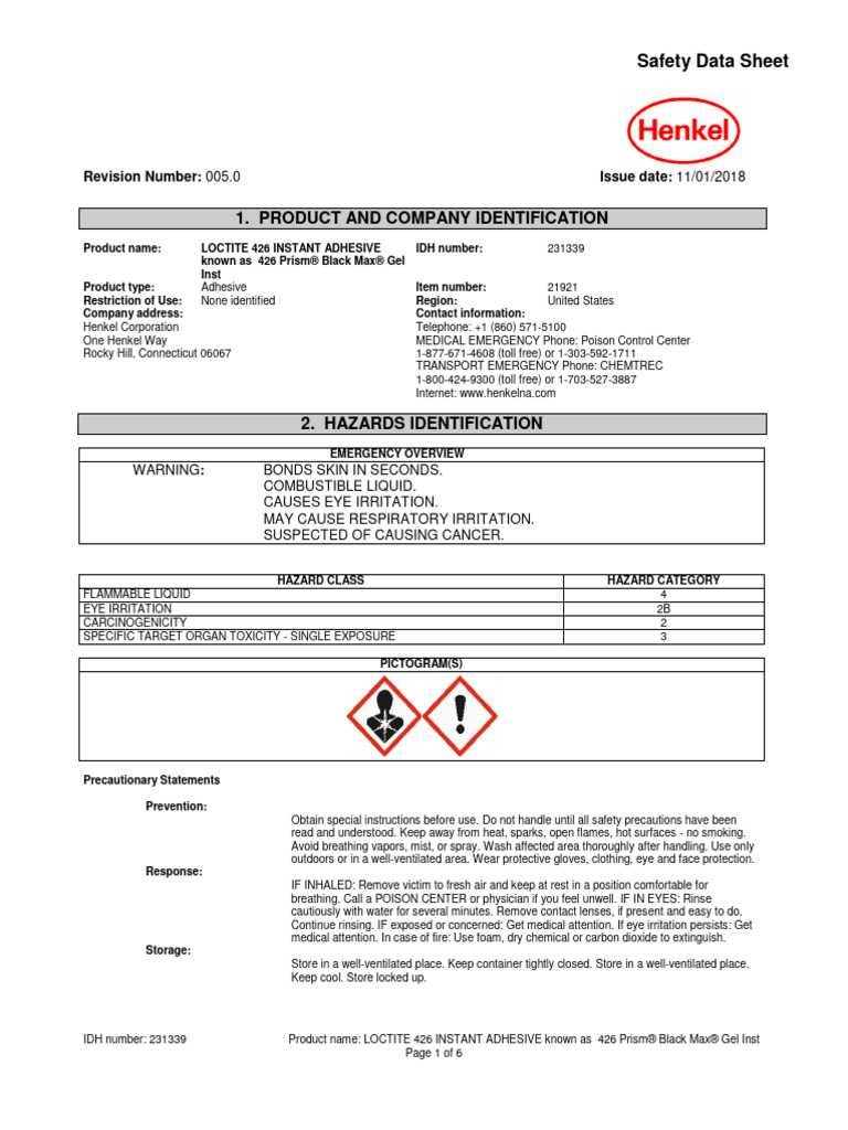 426 Prism Black Max Gel | PDF | Dangerous Goods | Firefighting