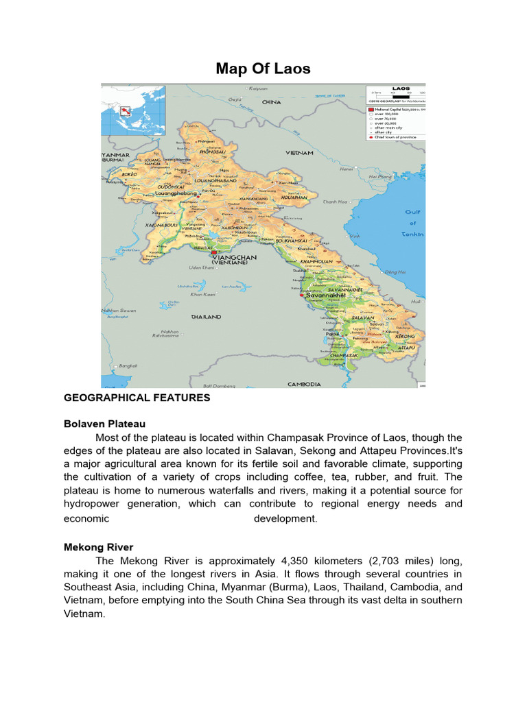 Laos G8 | PDF | Laos | Mekong