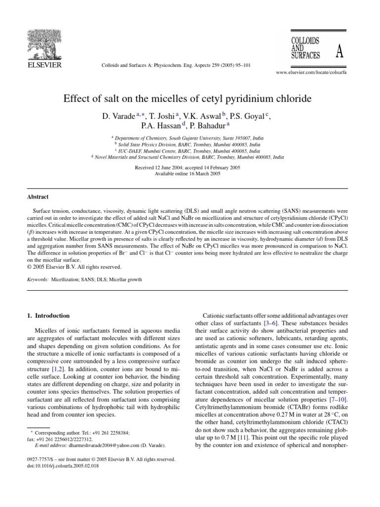CPC CMC Value3 | PDF | Physical Sciences | Chemistry