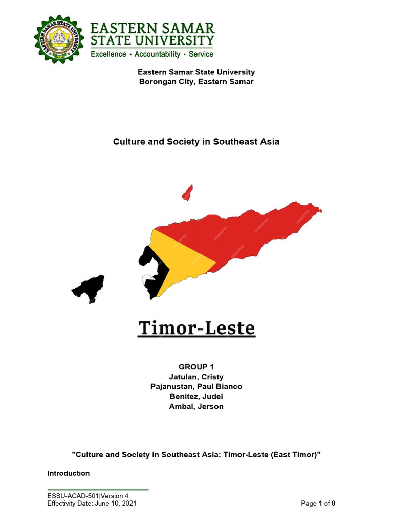Timor Leste | PDF | East Timor