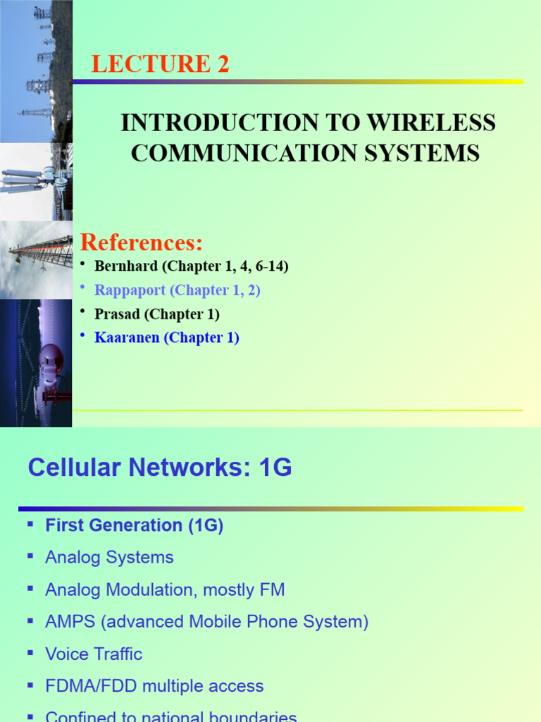 Lecture2 Intro Mobiel Generations UMS 2021 Last v3 | PDF | High Speed Packet Access | Cellular ...