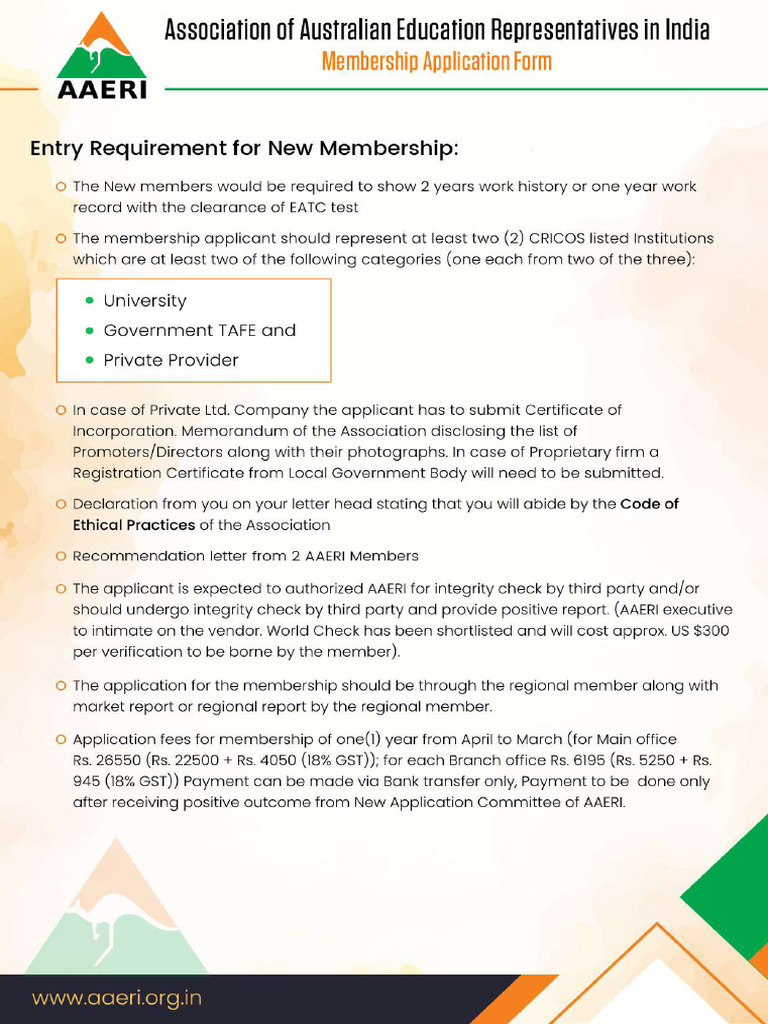 Membership Form | PDF