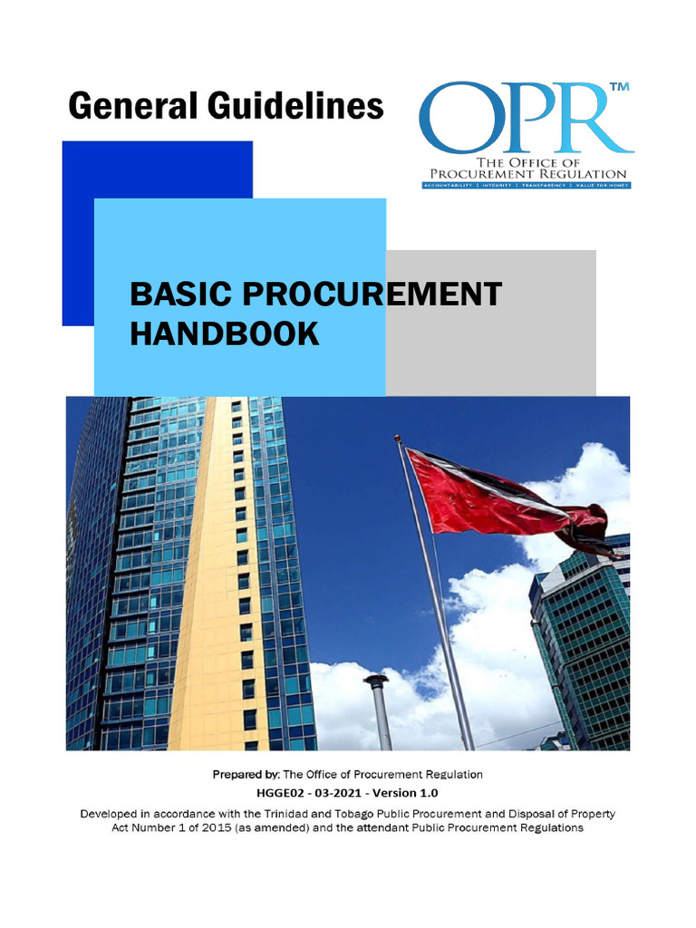 Basic Procurement Handbook | Download Free PDF | Procurement | Supply Chain