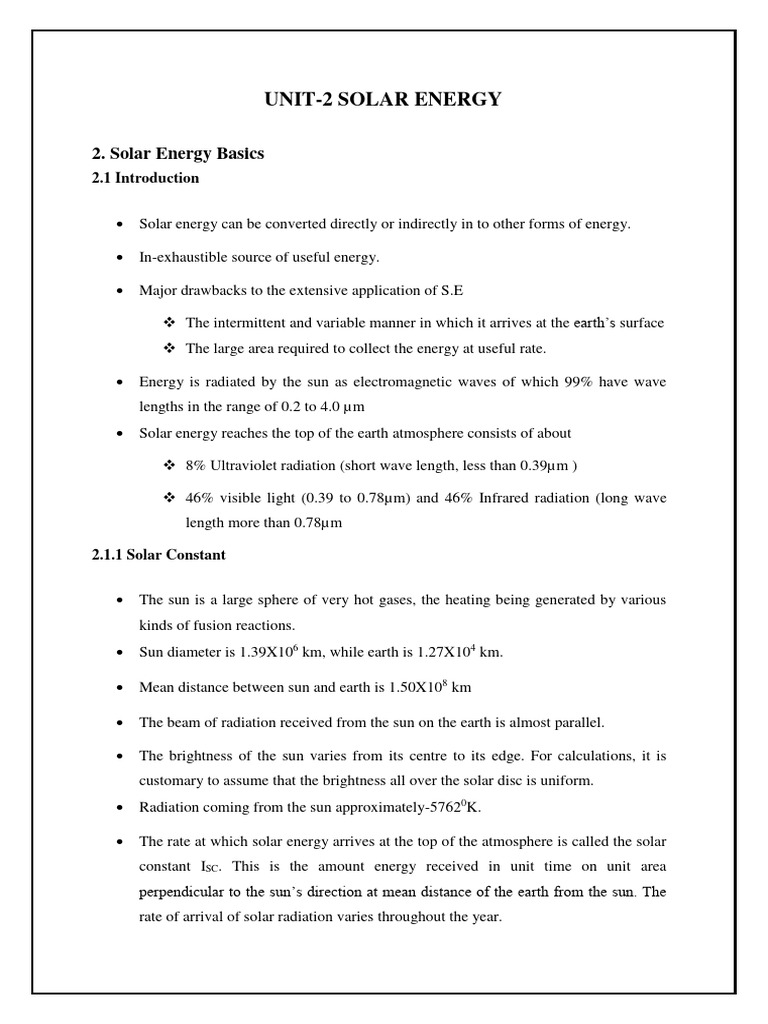 Understanding Solar Energy Basics | PDF | Photovoltaics | Photovoltaic ...