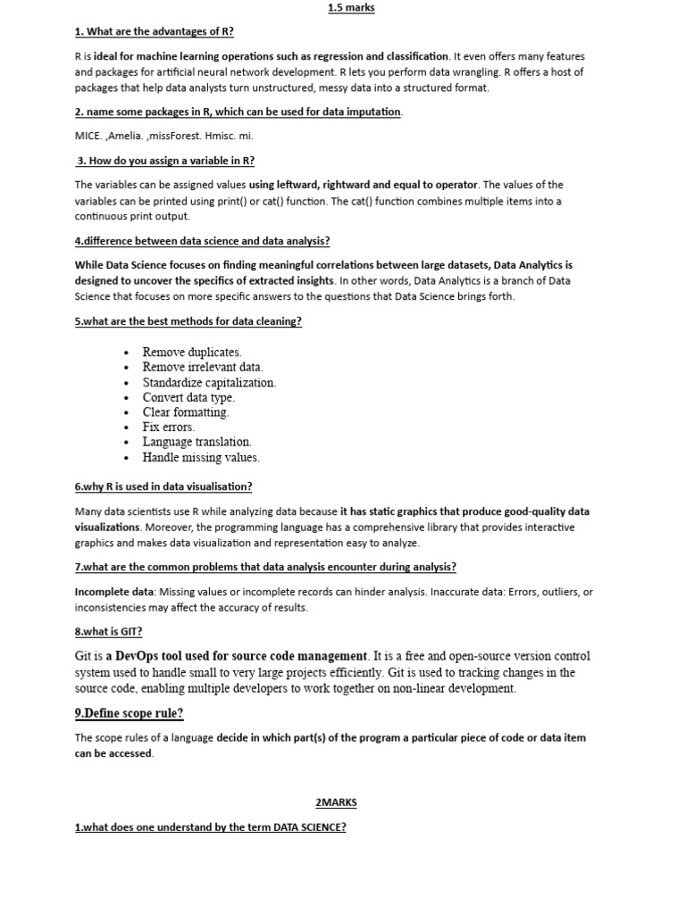 6th Sem Data Science (DSE) Answer | PDF | Control Flow | Data Analysis