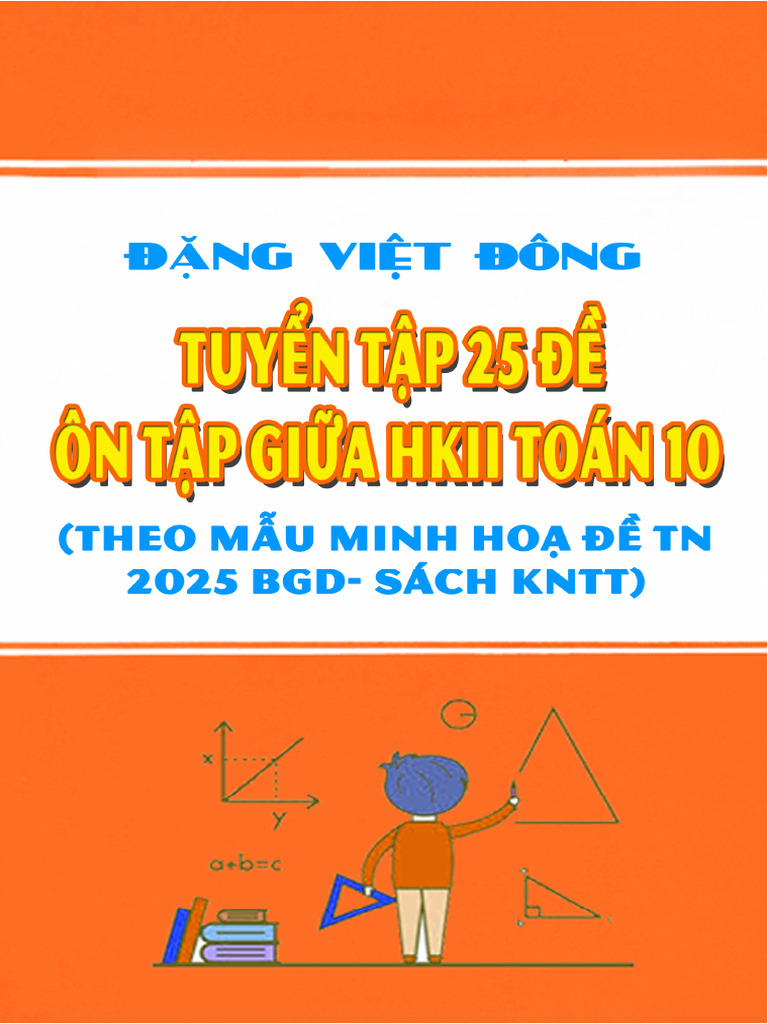 Tuyen Tap 25 de On Tap Giua Ki 2 Toan 10 Ket Noi Tri Thuc Voi Cuoc Song | PDF