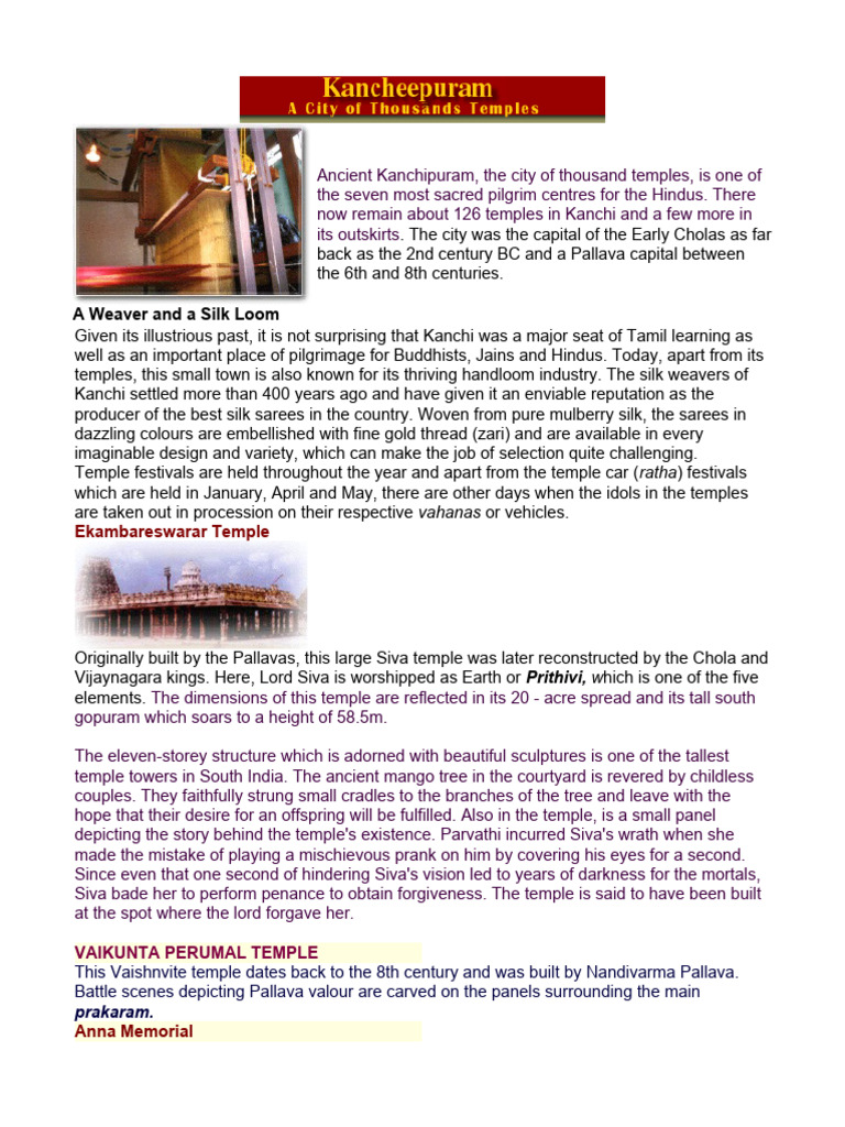 Kanchi & Madurai | PDF | Shiva