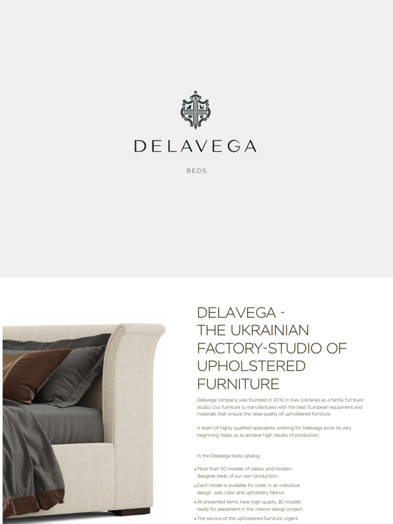 Delavega Custom Upholstered Beds | PDF | Upholstery | Manufactured Goods