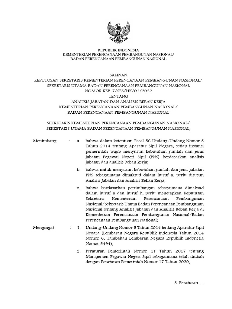 SK Anjab Dan Abk 2022 | PDF