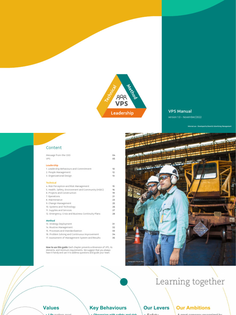 VPS Guide for Vale Employees | PDF | Risk | Leadership